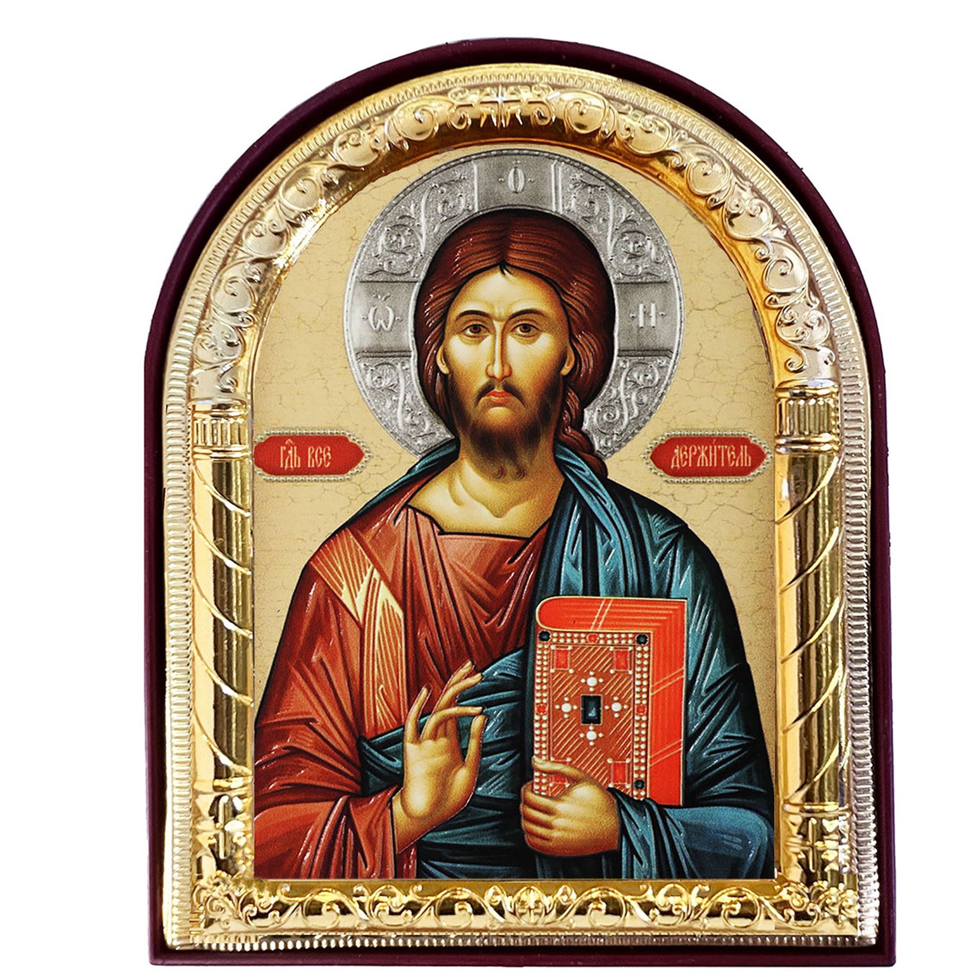 CHRIST THE PANTOCRATOR DESKTOP ICON - 4" | EWTN Religious Catalogue