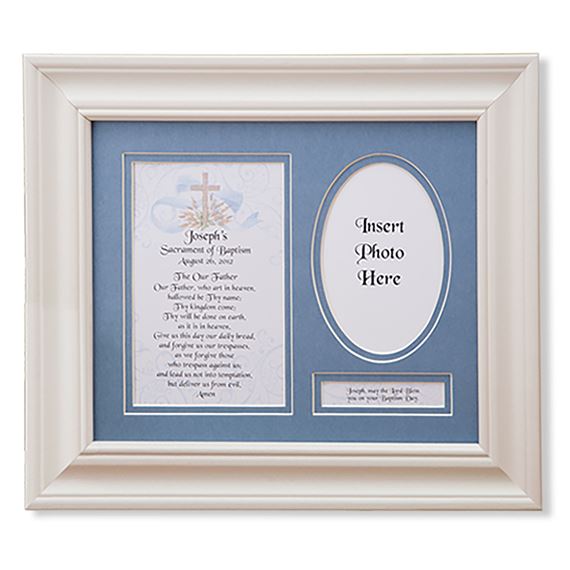 BOY'S PERSONALIZED BAPTISM PLAQUE | EWTN Religious Catalogue
