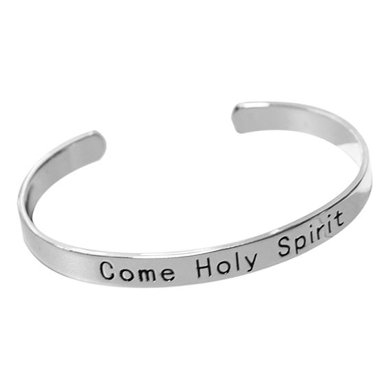 COME HOLY SPIRIT - CUFF BRACELET | EWTN Religious Catalogue