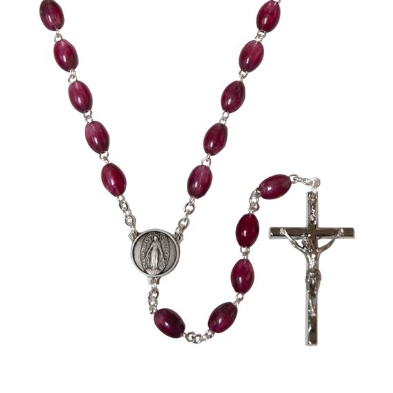 RED BEAD GLOW-IN-THE-DARK ROSARY | EWTN Religious Catalogue
