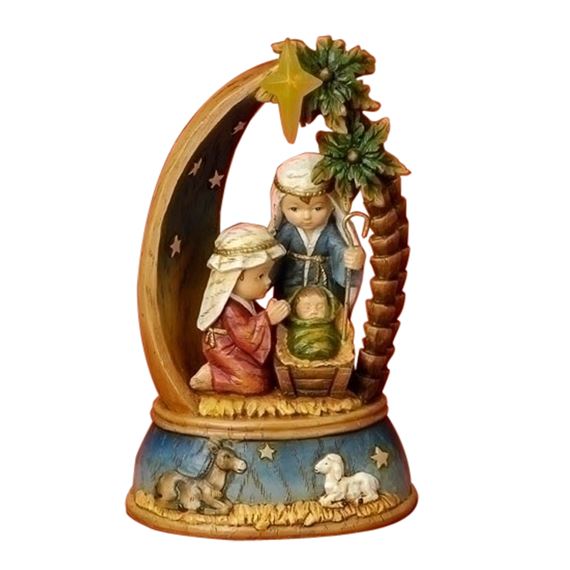 CHILDREN'S NATIVITY FIGURE WITH LIGHTED STAR | EWTN Religious Catalogue