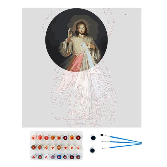 PAINT BY NUMBER - THE DIVINE MERCY | EWTN Religious Catalogue