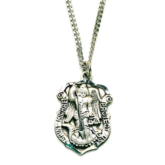 ST. MICHAEL BADGE MEDAL - SMALL | EWTN Religious Catalogue