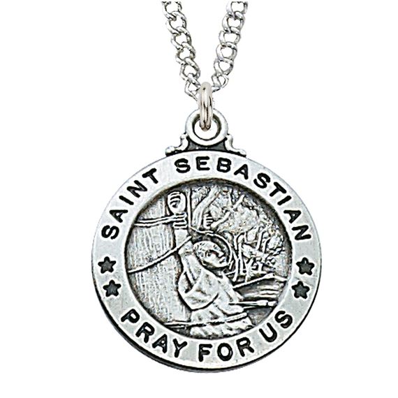 PATRON SAINT MEDAL - ST. SEBASTIAN | EWTN Religious Catalogue