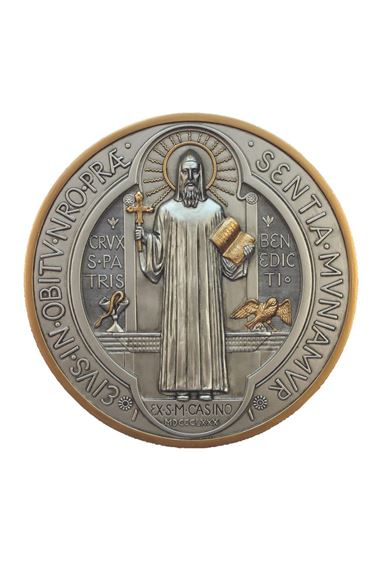 ST. BENEDICT WALL PLAQUE - 7" | EWTN Religious Catalogue