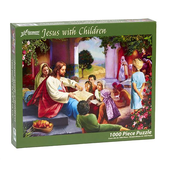 JESUS WITH CHILDREN 1000-PIECE JIGSAW PUZZLE | EWTN Religious Catalogue